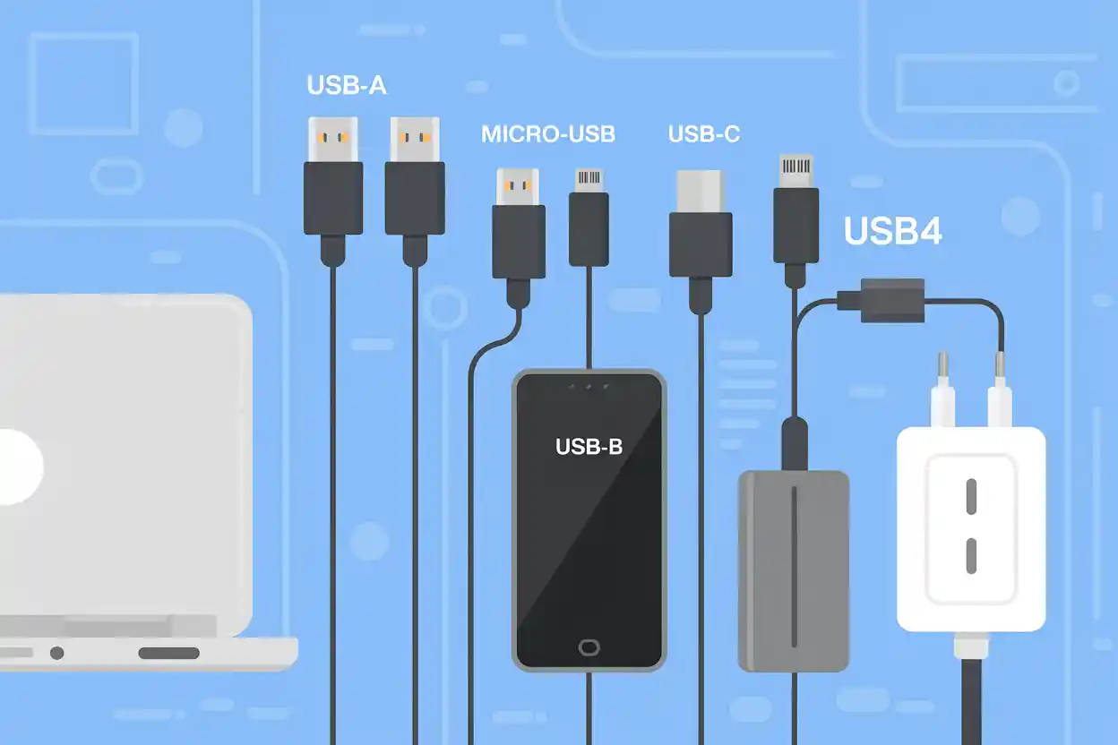 Types d'usb : les différentes normes et les différences